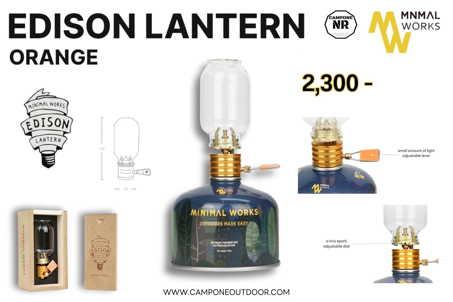 Minimal works Edison Lantern – Camp One Outdoor Online