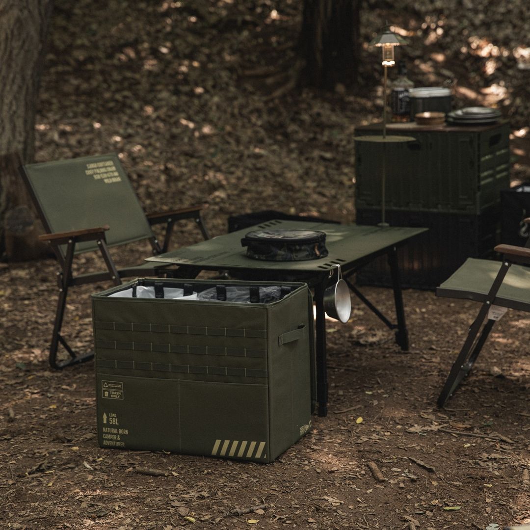 CARGO CONTAINER TWIN TRASH BOX — Camp One Outdoor