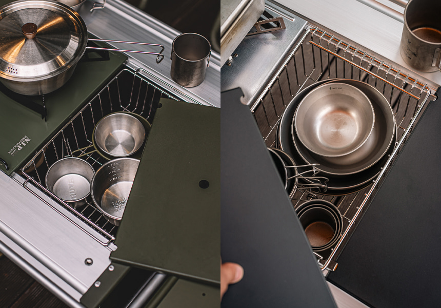 Stainless Steel Mesh Tray — Camp One Outdoor brand