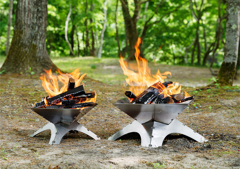 Flat TAKIBIDAI L / Bonfire table — Camp One Outdoor brand